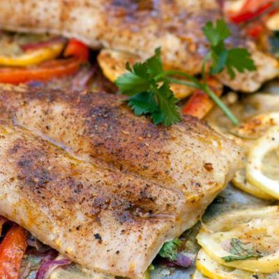 Baked Garlic Lemon Flounder - Healthy Start | Prepared Foods by Edible ...